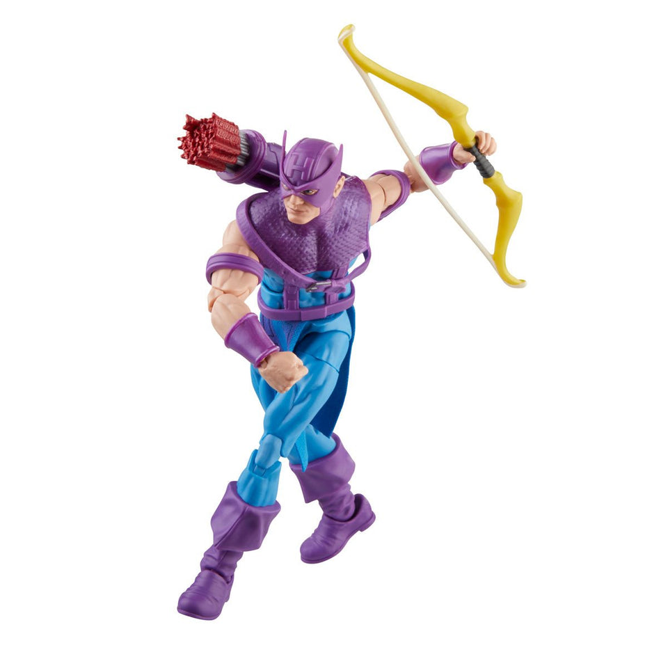 Avengers 60th Anniversary Marvel Legends Hawkeye with Sky-Cycle ...