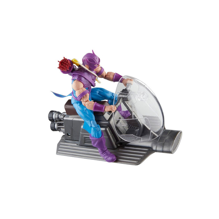Avengers 60th Anniversary Marvel Legends Hawkeye with Sky-Cycle ...