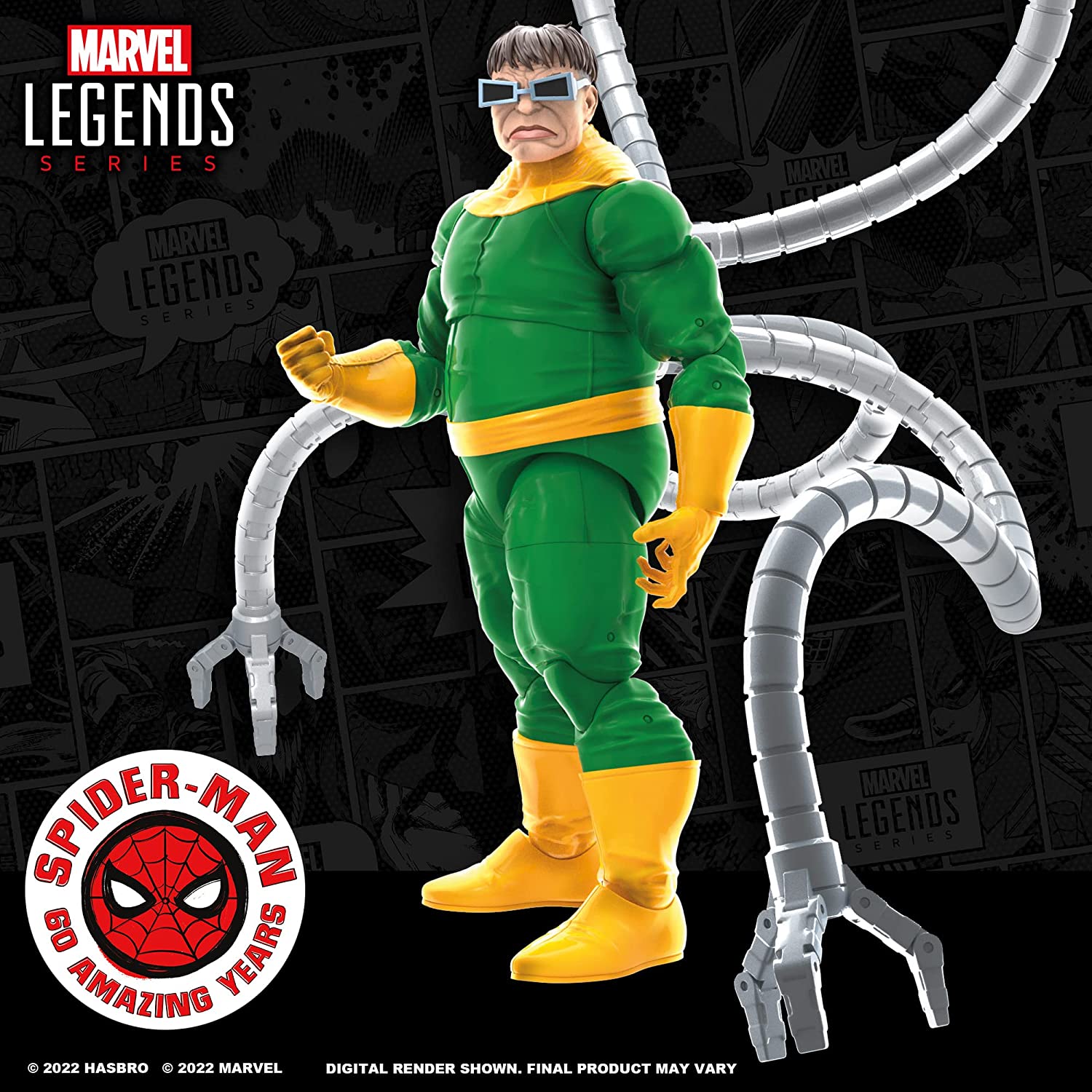 Marvel Legends Series Spider-Man 60th Anniversary Silk and Doctor Octo ...