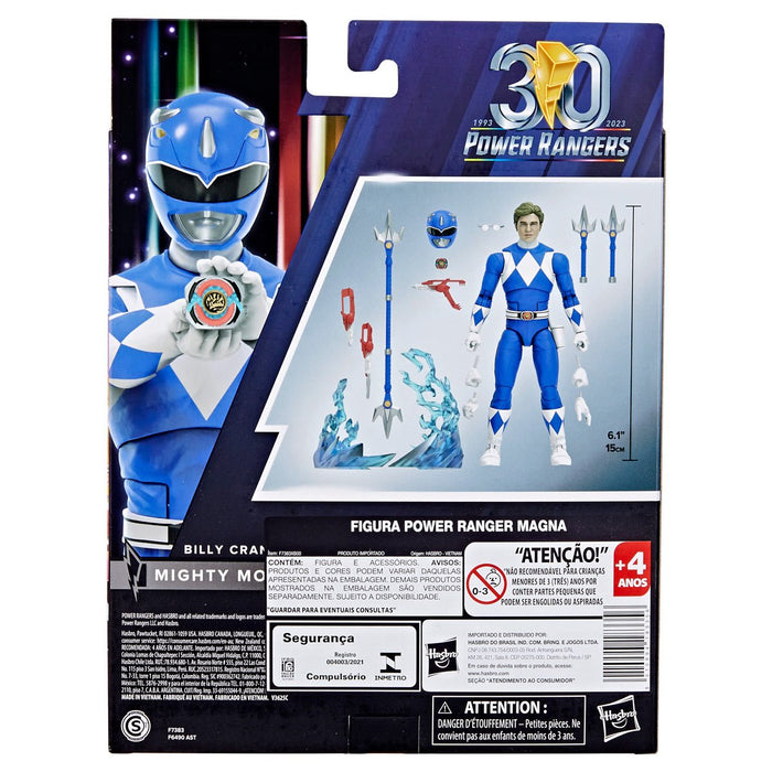 Power Rangers Lightning Collection Remastered Mighty Morphin Blue Rang ...